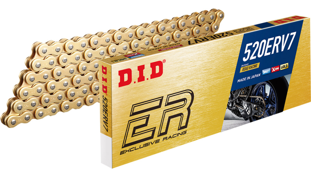 DID 520 ERV7 - Drive Chain - 120 Links - Gold - Get Fast Performance